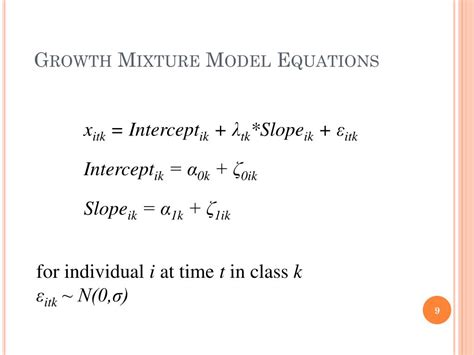 Ppt Growth Mixture Modeling Powerpoint Presentation Free Download Id 1986932
