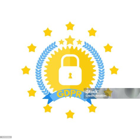 일반 데이터 보호 규정gdpr 로고입니다 벡터 일러스트입니다 5월에 대한 스톡 벡터 아트 및 기타 이미지 5월 개인정보보호