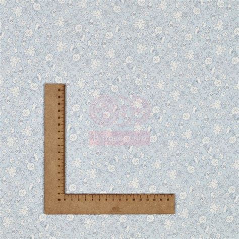 Tela Batista Flores Deva Toile Azul