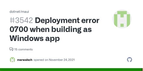 Deployment Error When Building As Windows App Issue Dotnet Maui Github