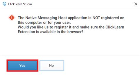 installing clicklearn extension and native messaging host clicklearn