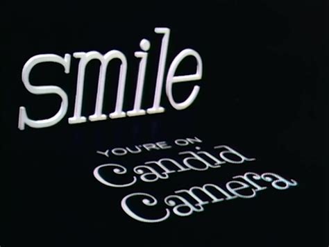 Showbiz Imagery And Forgotten History Candid Camera 1966