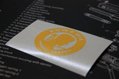 Pow Mia Logo Stencil Freedom Stencils