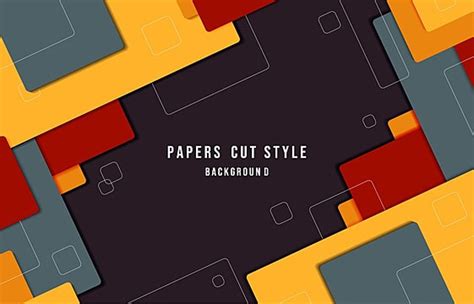 Abstract Doodles Template Overlapping Design Artwork Background Stroke Geometric Card