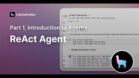 react agent part 1 introduction to agents youtube