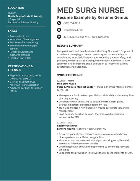 Prison Nurse Sample Resume