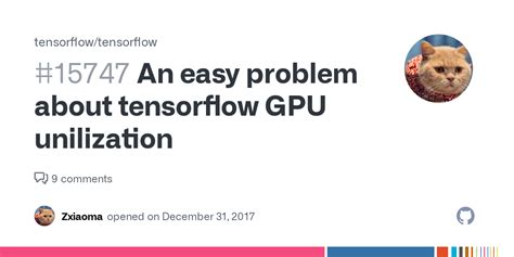 An Easy Problem About Tensorflow GPU Unilization Issue Tensorflow Tensorflow GitHub