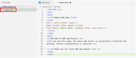 Deploy A Web App On Nginx Server Using Aws App Runner