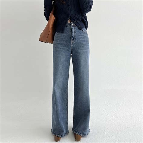 땡스제이 S Xl딥 와이드 스판 부츠컷 데님 팬츠 플레어핏 히든밴딩 속밴딩 나팔 중청 진청 청바지 하이웨스트 페미닌 데일리 캐주얼 날씬핏 하의 빅사이즈 사계절 Y2k