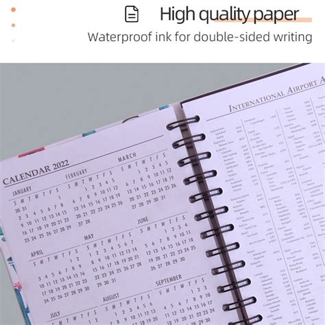 Daily Planner Simple Hardcover Flexible Daily Plan Grandado