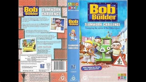 Bob The Builder Teamwork Vhs Bob The Builder Teamwork Dvd Ebay