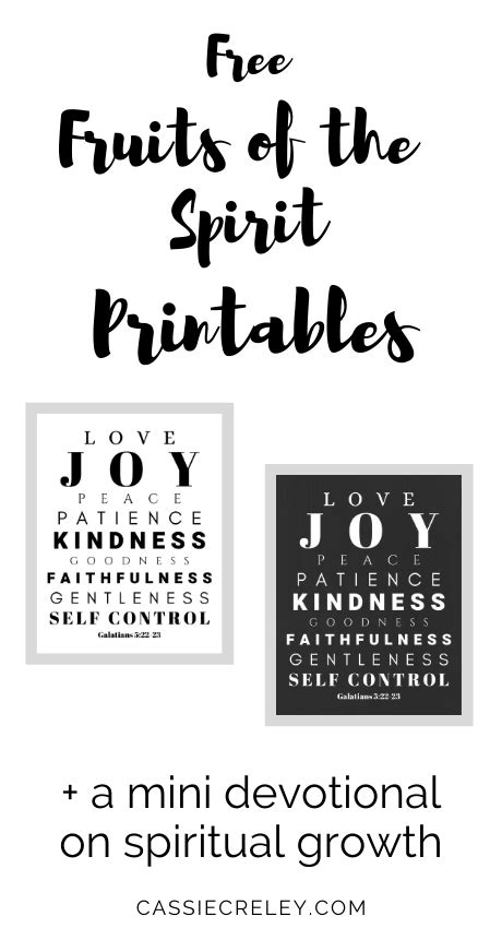 Best 13 Fruits Of The Spirit Printables Mini Devotional Artofit