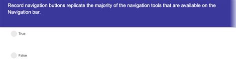 Solved Record Navigation Buttons Replicate The Majority Of