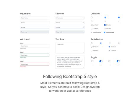 Bootstrap 5 Design System By Nguyen Khoi Anh On Dribbble