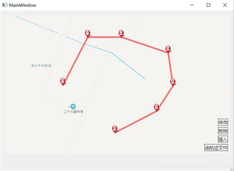 qt实现百度地图api的调用——物体轨迹的设计、插入、删除、保存、读取，使用qwebengineview实现地图网页的显示 创建通道对象用于与