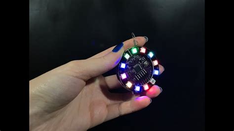 NeoPixel Earrings WearableWednesday Adafruit Industries Makers Hackers Artists Designers