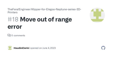Move Out Of Range Error · Issue 18 · Theferalengineerklipper For