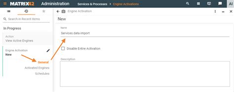 import schedule settings matrix42 self service help center