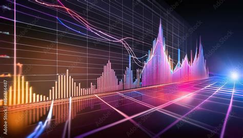 a chart displays data visually using symbols like bars lines or