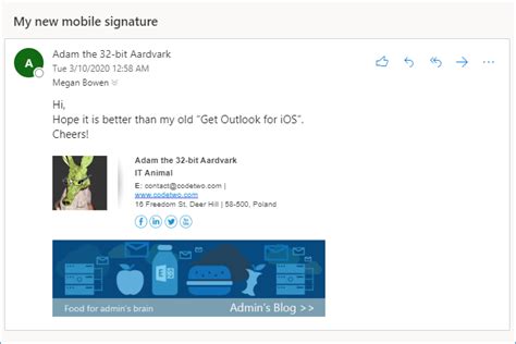 How To Set Up An Email Signature In Outlook For Ios
