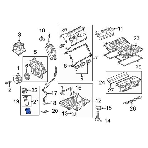 Land Rover Oe Lr010722 Engine Oil Filter Housing