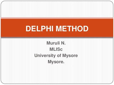 Delphi Method