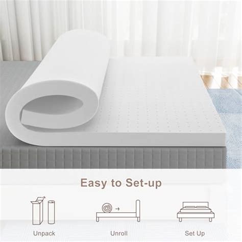 Unipon Firm To Extra Firm Mattress Topper 3 Inch Foam