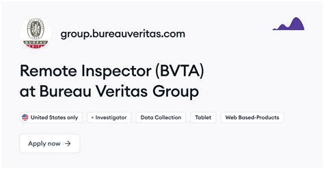 Remote Inspector Bvta Job At Bureau Veritas Group Himalayas