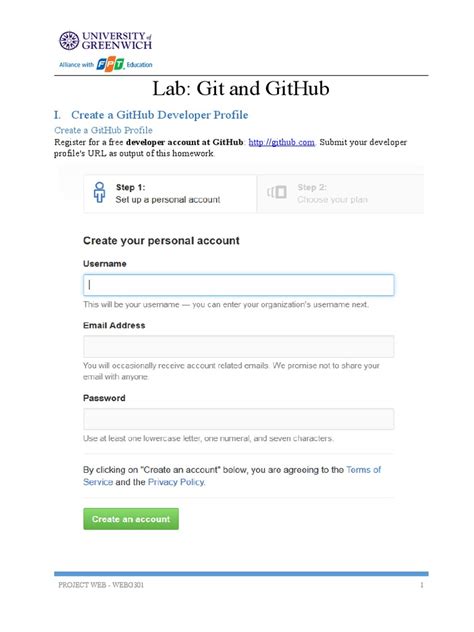 25 Git And Github Lab Pdf Computer File Directory Computing