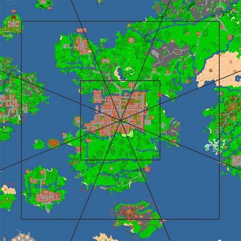 Tibia Game Map