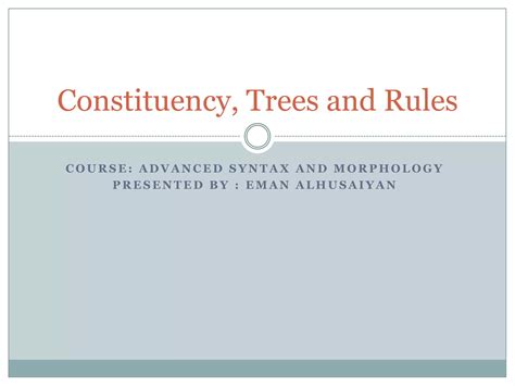 constituency trees and rules pdf programming languages computing