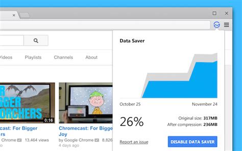 Chrome Data Saver Compression Proxy For Desktop
