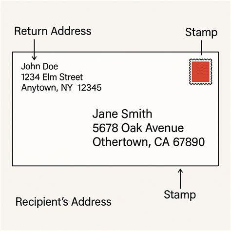 How To Write An Address On A Letter Or Envelope For Post