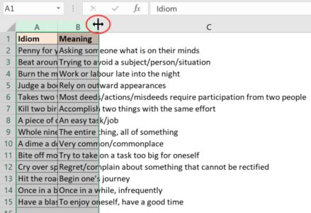 Excel AUTOFIT Make Rows Columns Fit The Text Automatically