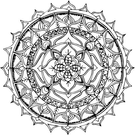 Printable Coloring Pages Mandala