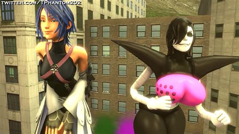 Comm Giantess KH Aqua And Fem Mettaton Fart On Tiny ThisVid Com