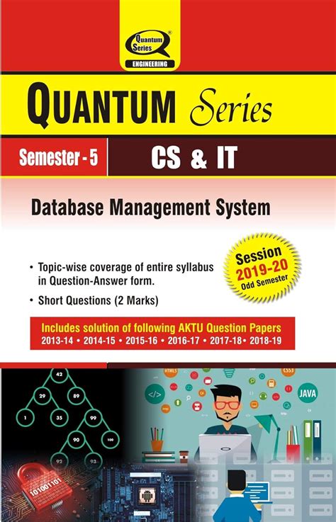 Buy Quantum Series TextBook For CS IT Database Management Systems Book Online At Low Prices In