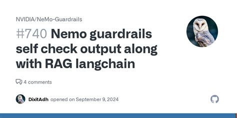 Nemo Guardrails Self Check Output Along With Rag Langchain · Issue 740