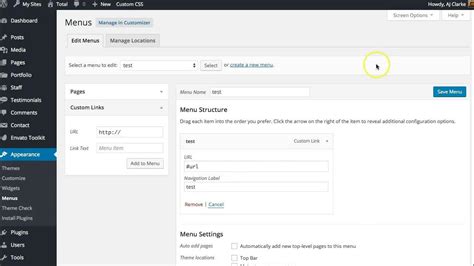 Adding Custom Css Classes To Wordpress Menu Items Youtube