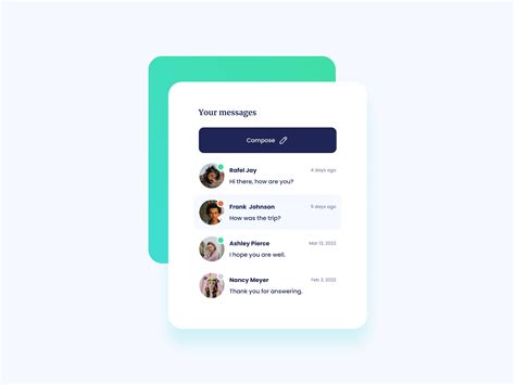 UI Design Daily Inbox UI Design