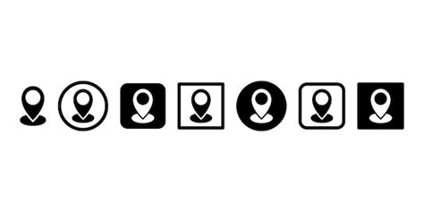 Premium Vector Set Of Pin Map Marker Vector Icons Pointer On Map Location Place Vector EPS