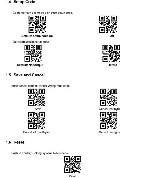 GM Bar Code QR Scanner Module Serial Or USB