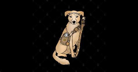 Golden Retriever Cleric Fantasy Dnd Dog Fantasy Sticker Teepublic Golden Retriever Cleric Fantasy Dnd Dog Fantasy Sticker Teepublic