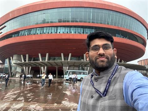 Gaurav Shrivastava On Linkedin During Inauguration Of Bharat Mandapam