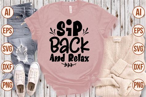 Sip Back And Relax Svg Graphic By Crafty Bundle Creative Fabrica