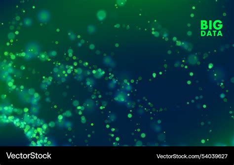 Abstract Data Transmission Visualization Vector Image