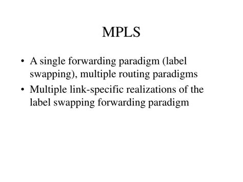 ppt mpls powerpoint presentation free download id 9383183