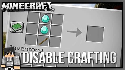 How To Disable Crafting In Minecraft Hướng Dẫn Toàn Diện Cho Server Và Chế Độ Chơi