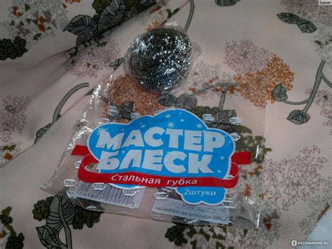 Металлическая губка Мастер Блеск Стальная спиральная 2 штуки ...