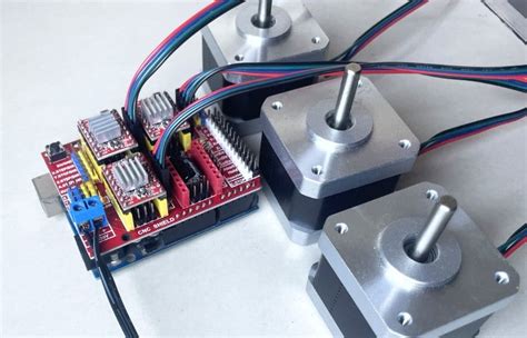 Controlling Stepper Motors Using Arduino Cnc Shield V3 And Grbl